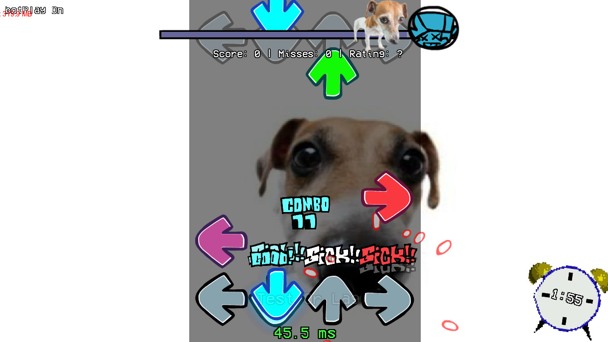Clock time bar (LUA) Modding Tool for Friday Night Funkin' | FNF ...
