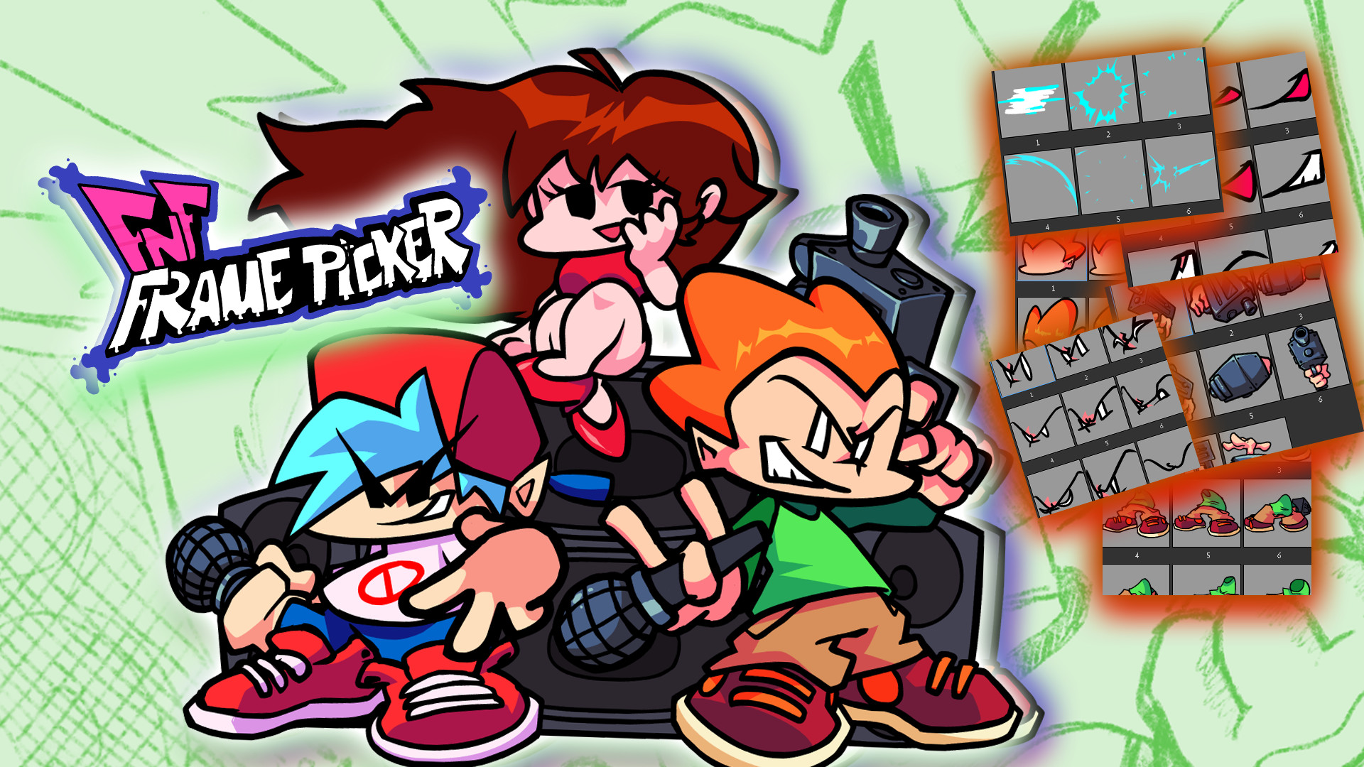 FNF Frame Picker v2.5.5 (1/2) Modding Tool for Friday Night Funkin' | FNF Modding Tools