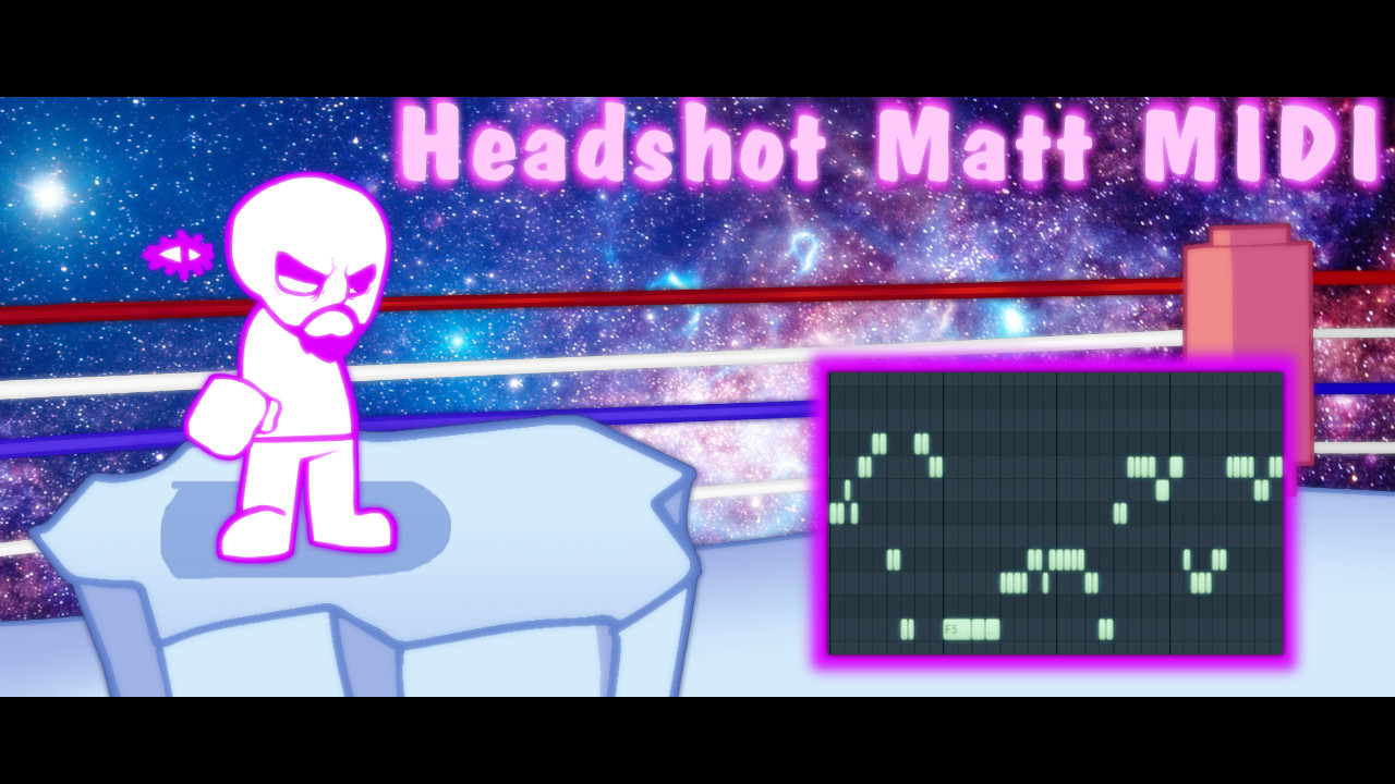 FNF Headshot Matt (But I made an MIDI of it) [Friday Night Funkin ...
