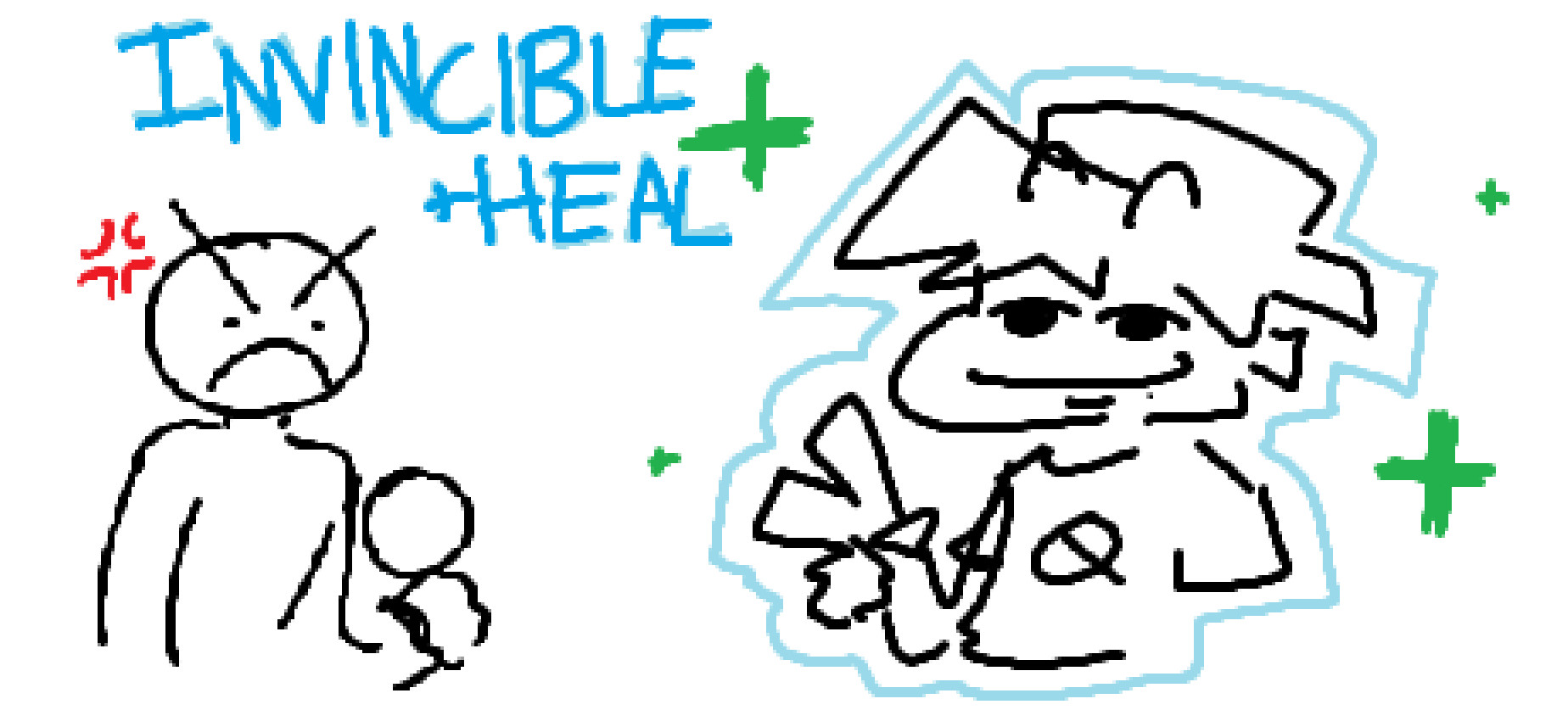 Invincibility + H to Heal Script Modding Tool for Friday Night Funkin ...