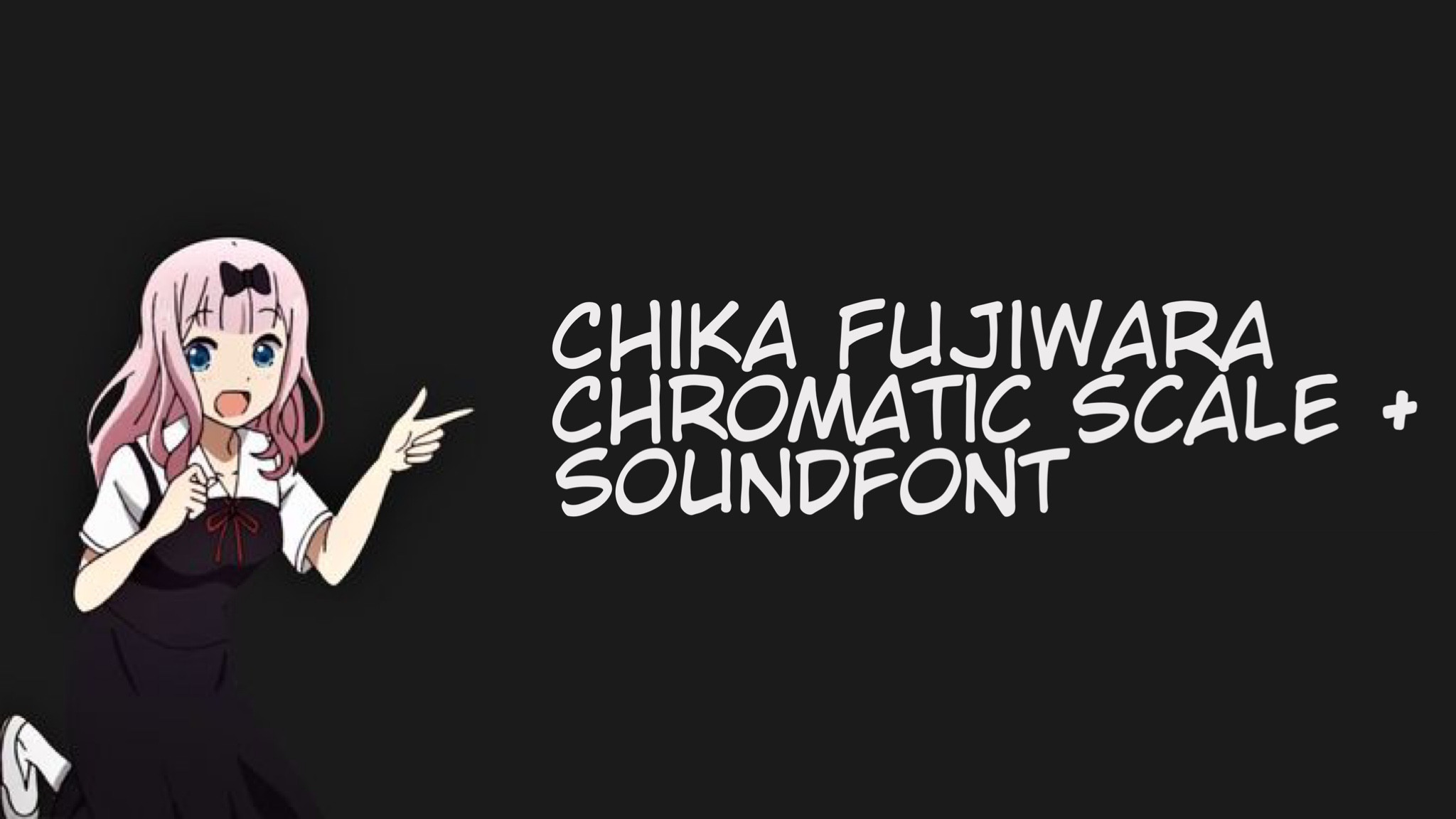 Chika Fujiwara Chromatic Scale + Soundfont Modding Tool for Friday Night Funkin' | FNF Modding Tools