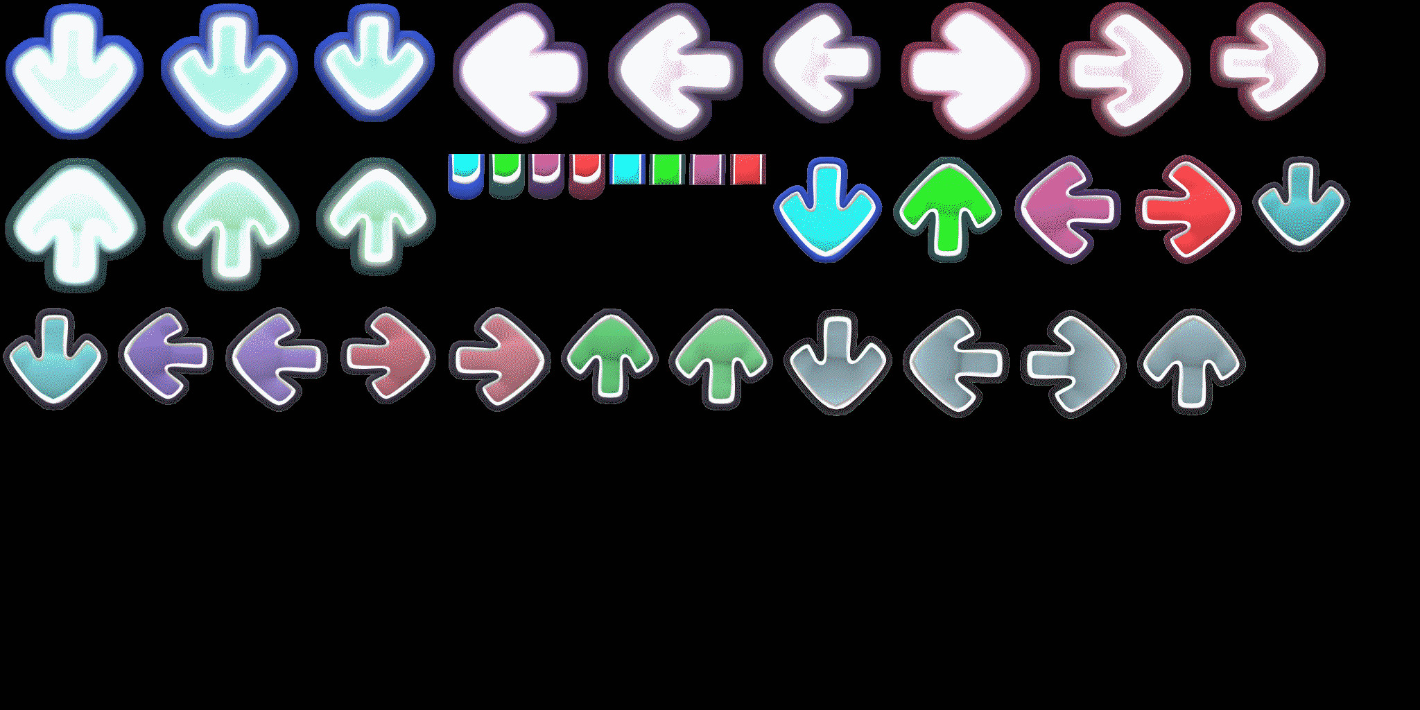 3D Noteskin Pack! Modding Tool for Friday Night Funkin' | FNF Modding Tools