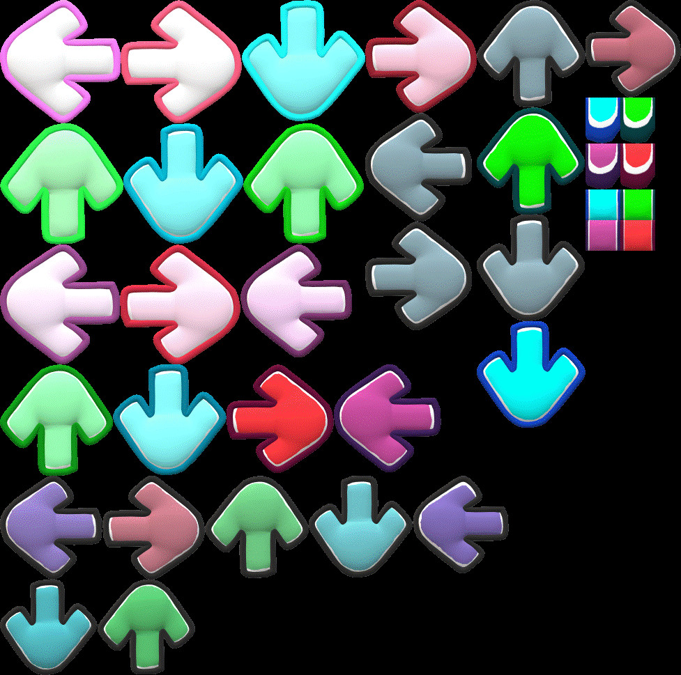 3D Noteskin Pack! [Friday Night Funkin'] [Modding Tools]