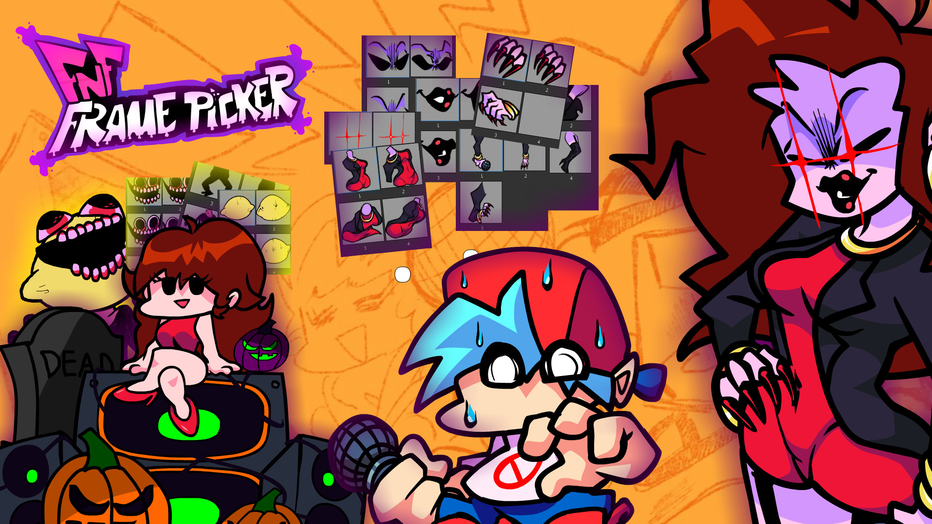 FNF Frame Picker v2.5.5 (1/2) [Friday Night Funkin'] [Modding Tools]