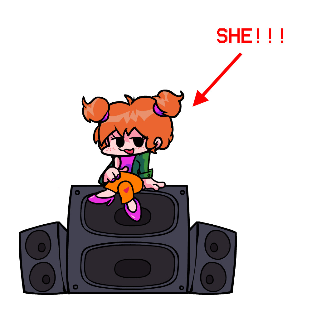 D-Side GF Chromatic because nobody else did it Modding Tool for Friday Night Funkin' | FNF ...