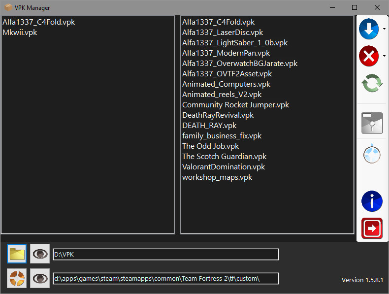 VPK Manager Modding Tool for Team Fortress 2 | TF2 Modding Tools