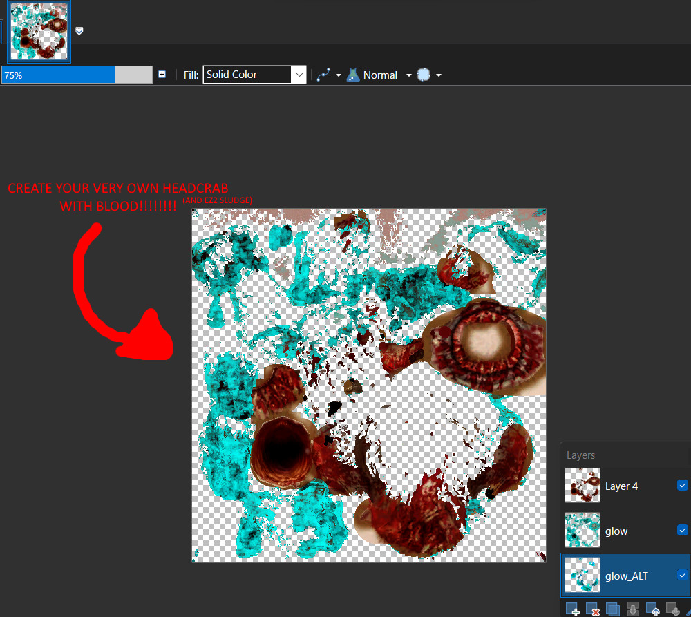 [SENSITIVE CONTENT] Headcrab Blood and EZ2 Acid For Custom Headcrabs ...