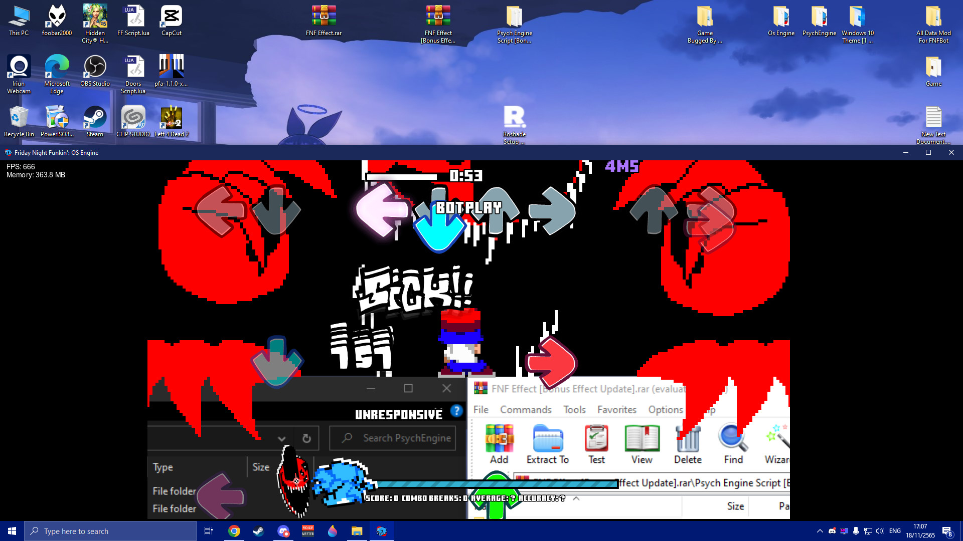 Psych Engine Windows Effect [Tween Update]] Modding Tool for Friday Night Funkin' | FNF Modding ...