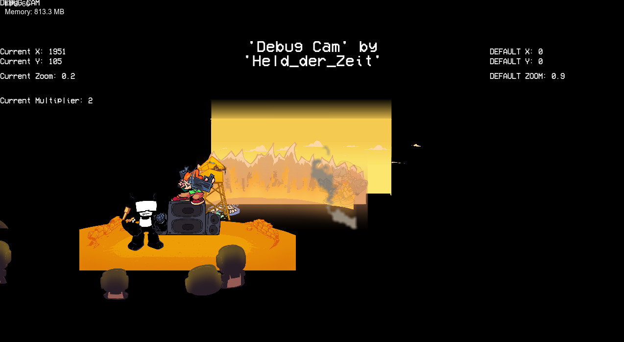 Debug Cam - Script (Psych Engine) [Friday Night Funkin'] [Modding Tools]