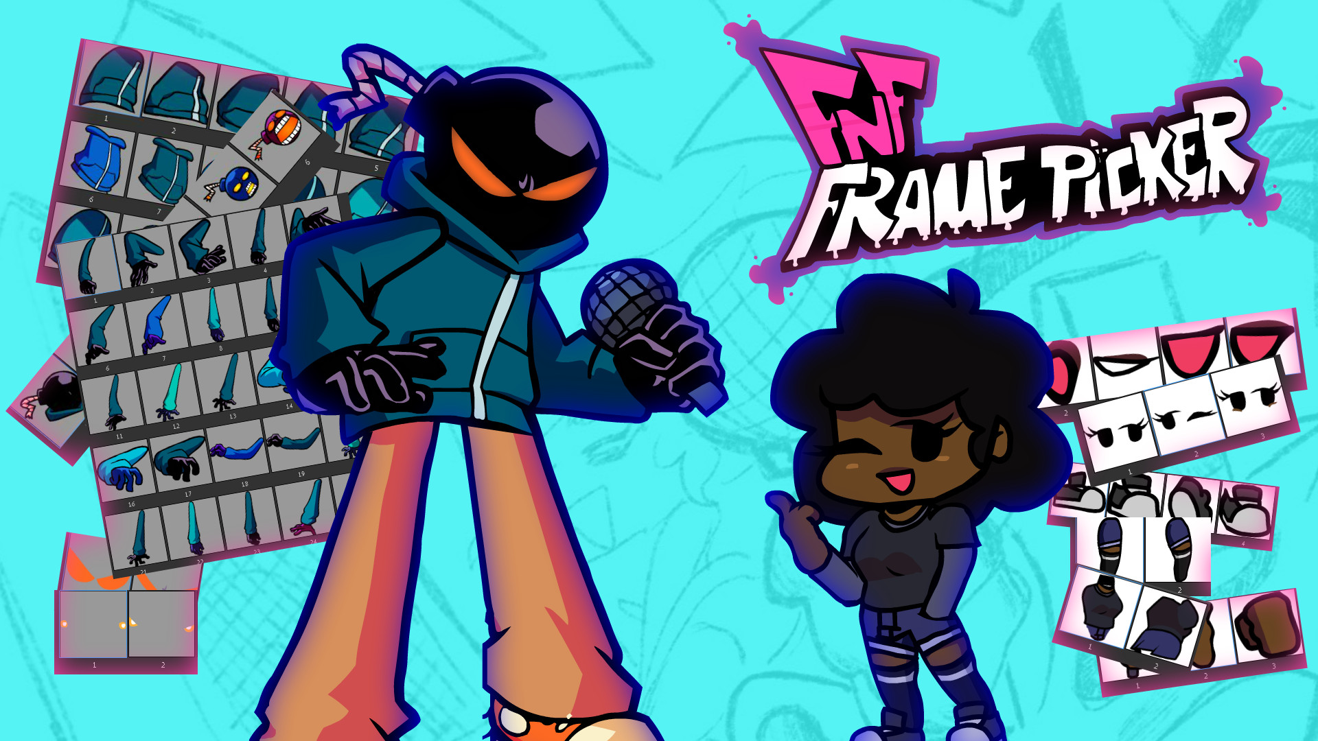 FNF Frame Picker v2.5.5 (1/2) Modding Tool for Friday Night Funkin' | FNF Modding Tools