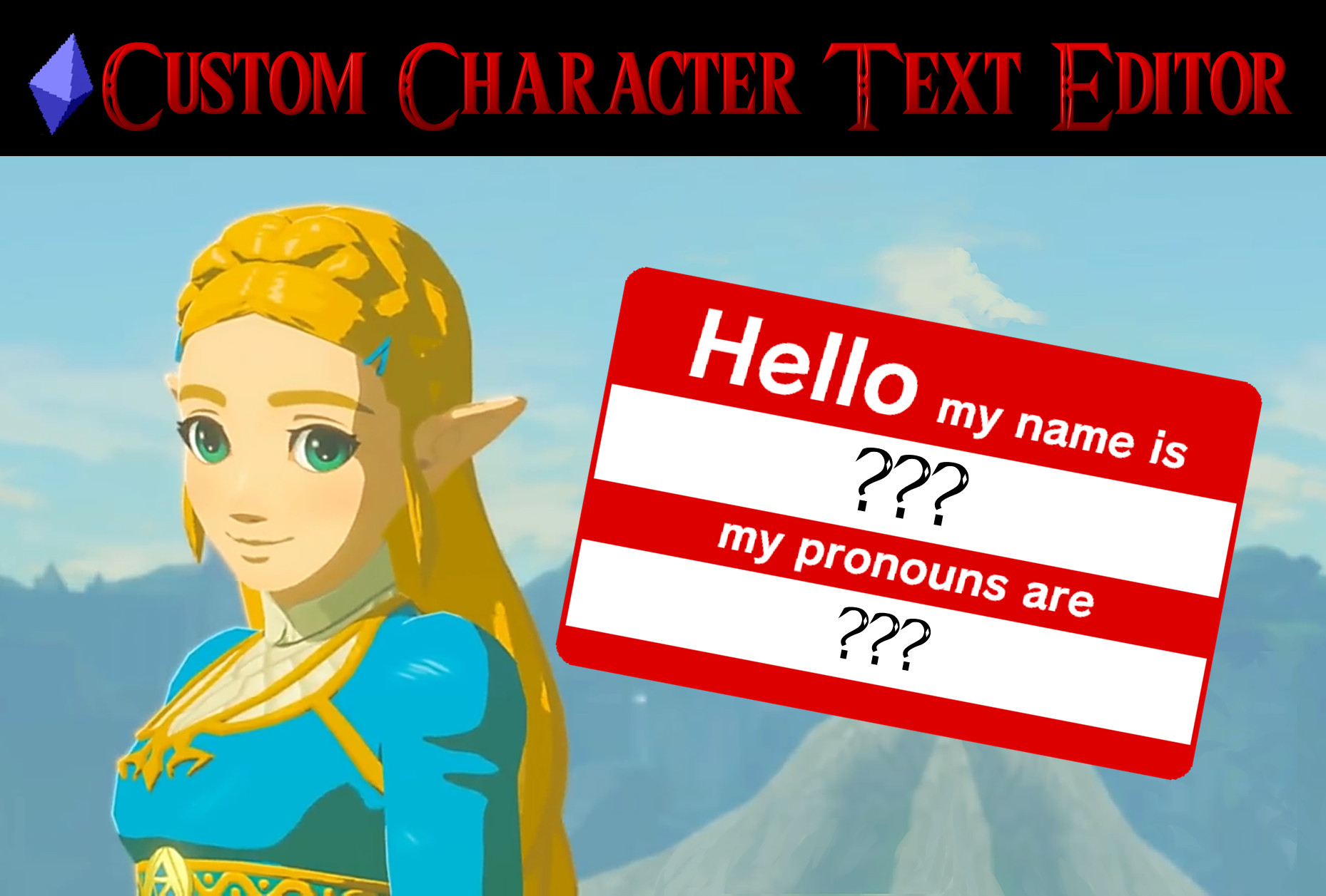 CCTE: Custom Character Text Editor Modding Tool for The Legend of Zelda ...