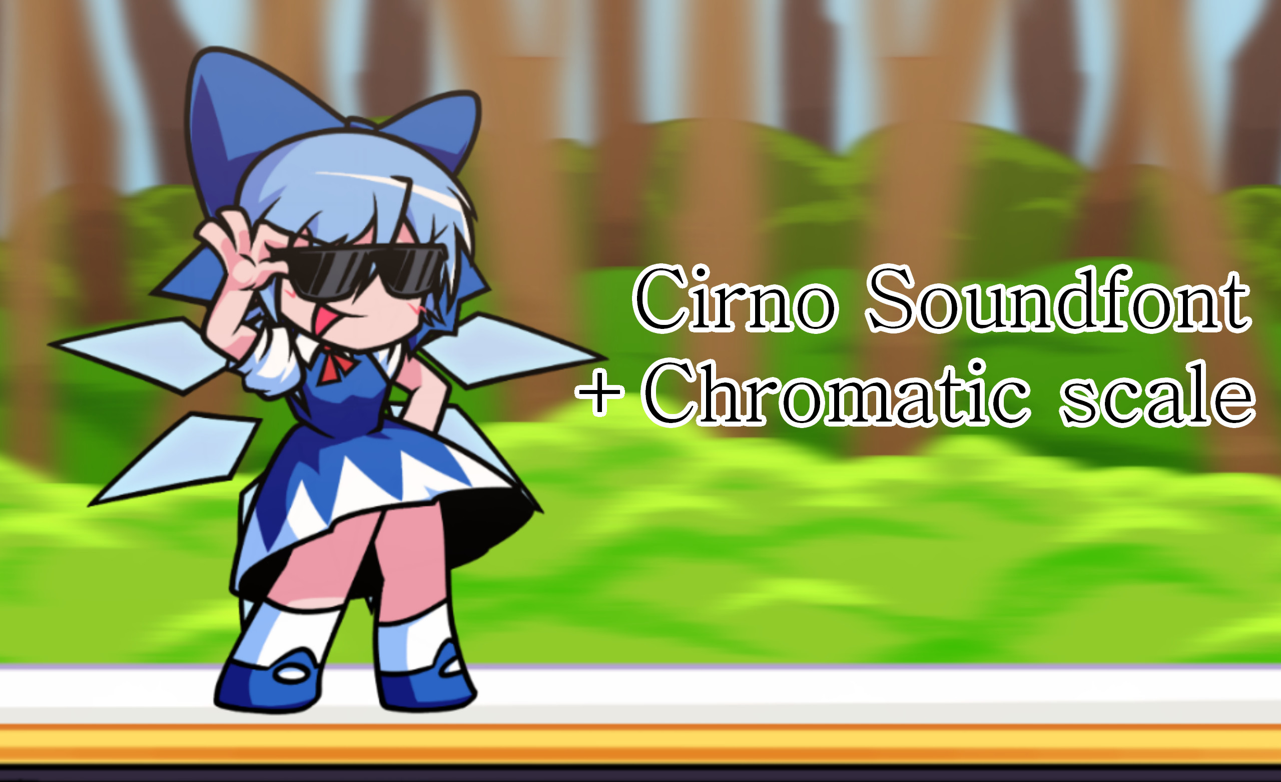 Cirno Soundfont (sf2 + Chromatic scale) Modding Tool for Friday Night Funkin' | FNF Modding Tools