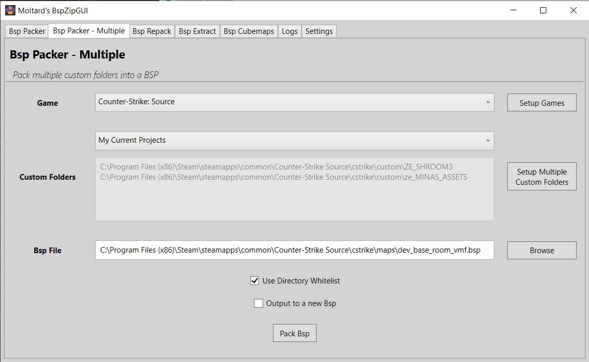 BspZipGUI Modding Tool for Source Engine | Source Modding Tools