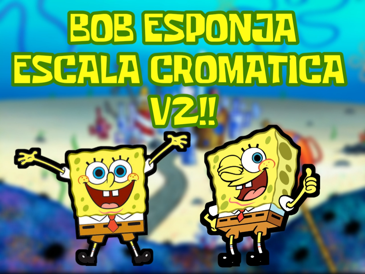 BOB ESPONJA ESCALA CROMATICA V2!!! Modding Tool for Friday Night Funkin ...