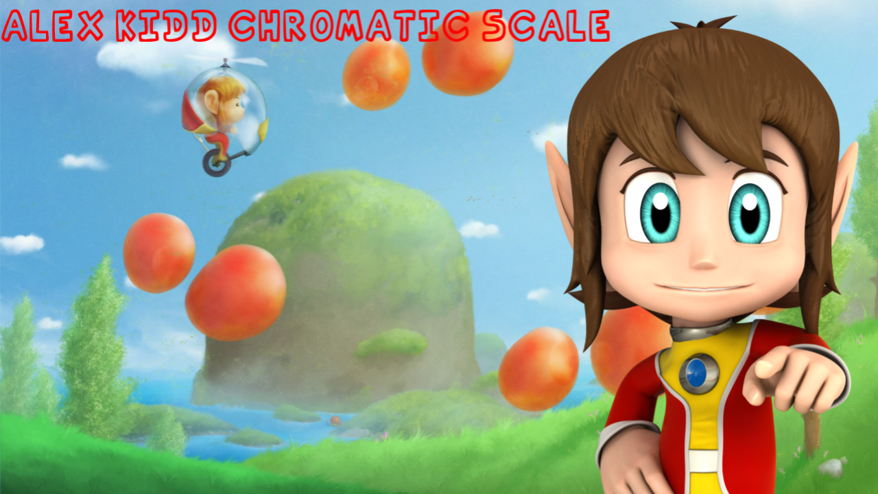 Alex Kidd Chromatic Scale Modding Tool for Friday Night Funkin' | FNF ...