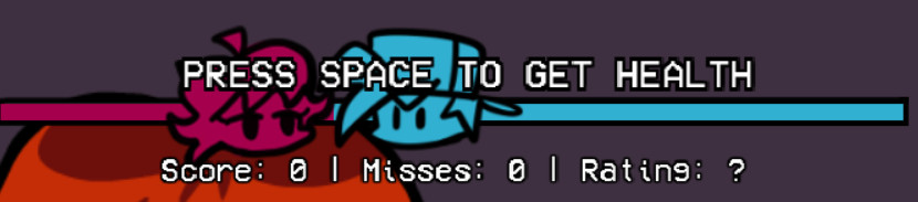 Space pressed to gain health Modding Tool for Friday Night Funkin ...