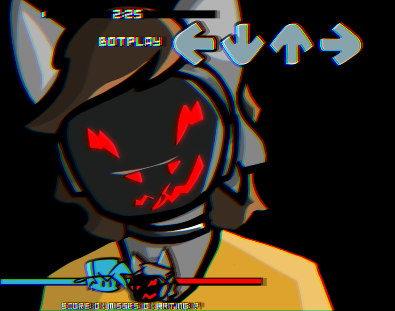 Moving Chromatic aberration Shader For PE Modding Tool for Friday Night Funkin' | FNF Modding Tools