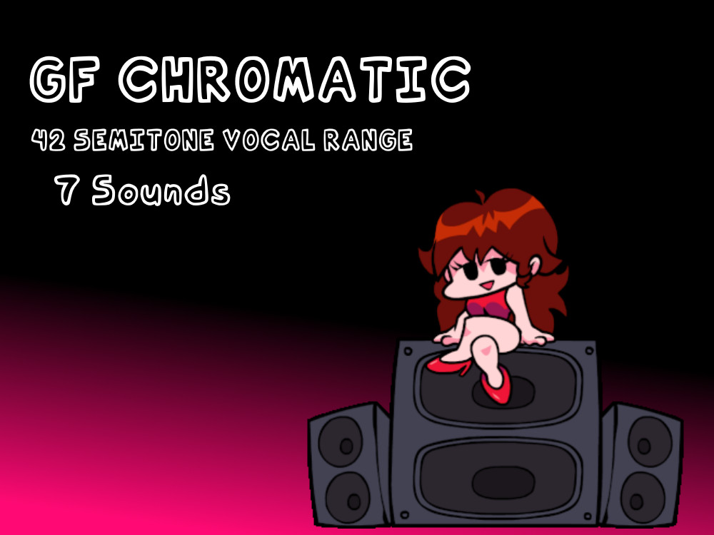 GF Chromatic W/ 7 Sounds Modding Tool for Friday Night Funkin' | FNF Modding Tools