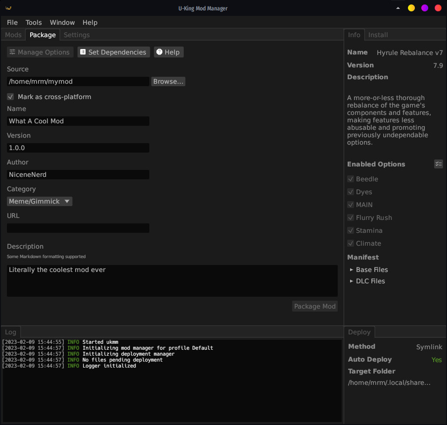 U-King Mod Manager (UKMM) ? BETA Modding Tool for The Legend of Zelda ...