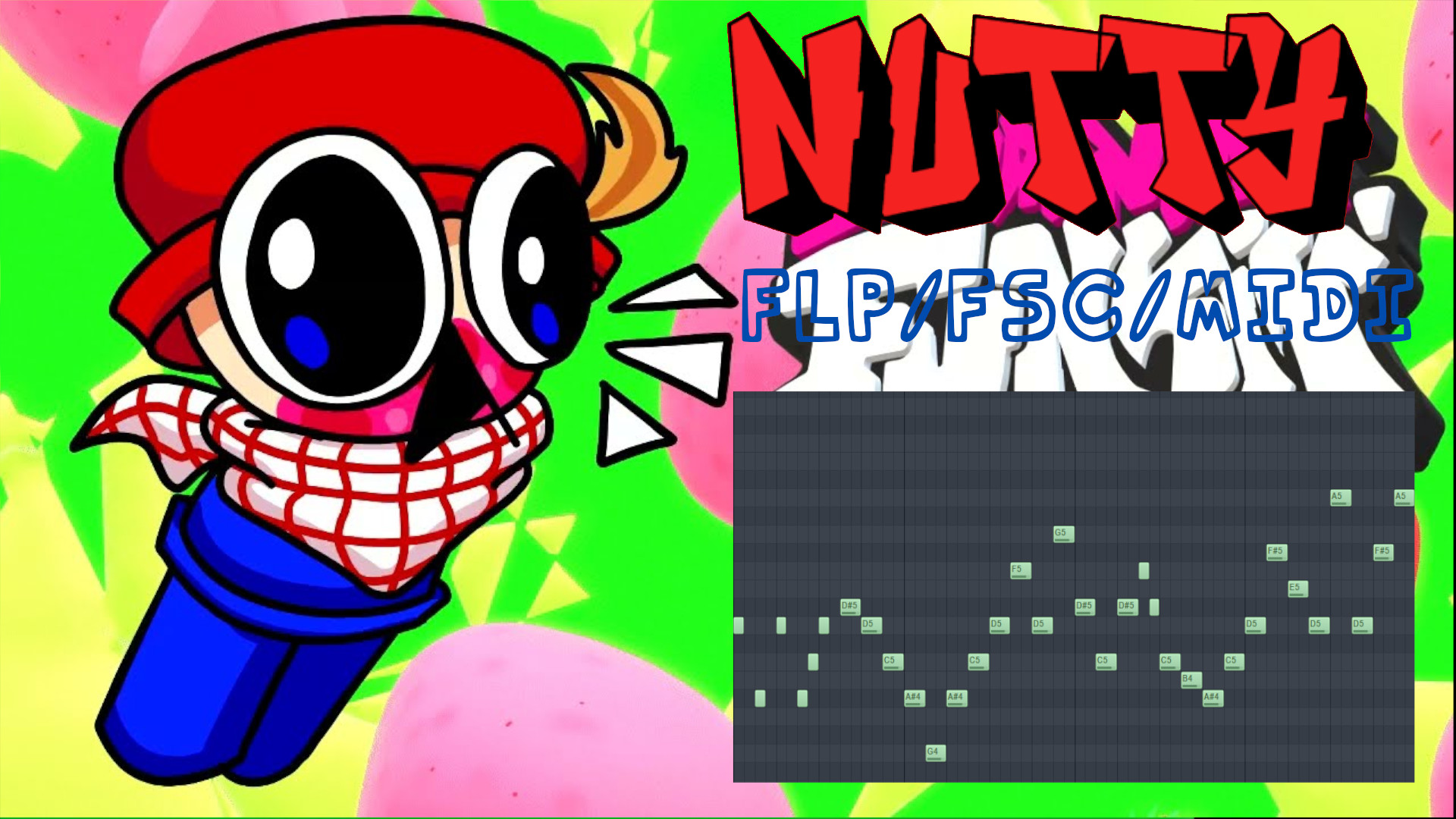 Nutty FLP/FSC/MIDI Modding Tool for Friday Night Funkin' | FNF Modding Tools