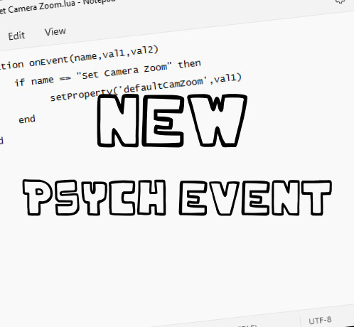 Set Camera Zoom Event - Psych Engine Event Modding Tool for Friday Night Funkin' | FNF Modding Tools