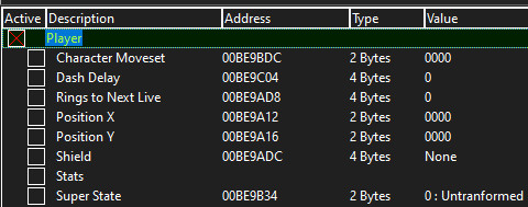 Sonic Mania Regular Cheat Table Modding Tool for Sonic Mania | SM ...