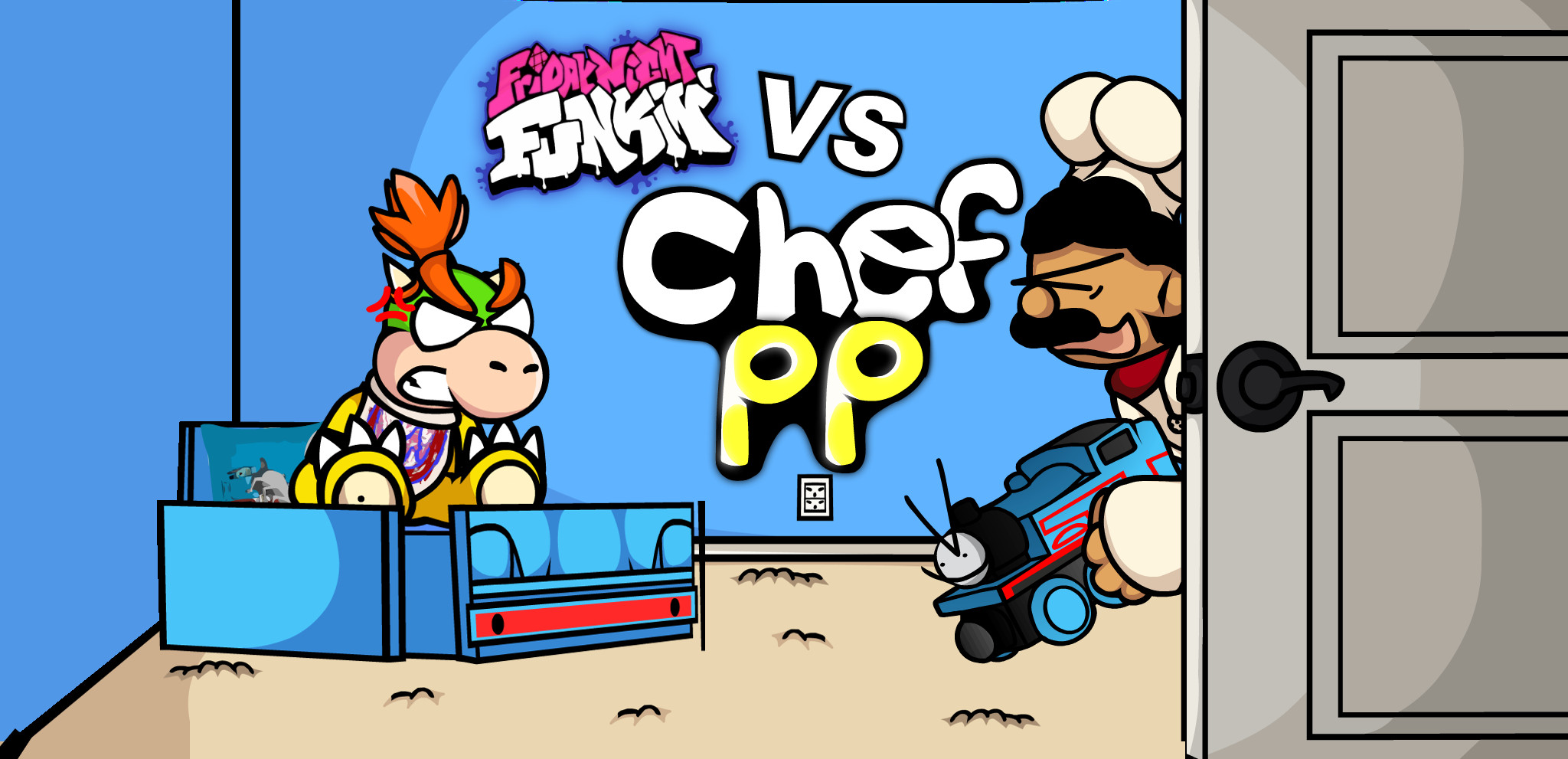 FNF' chef pp and junior chromatic scale Modding Tool for Friday Night ...