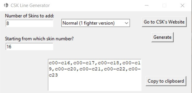 CSK Line Generator Modding Tool for Super Smash Bros. Ultimate | SSBU ...
