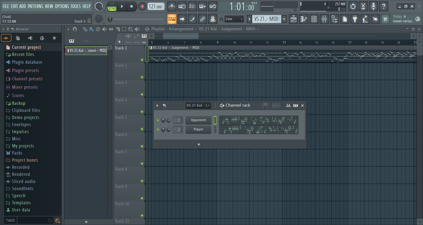 VS 21 Kid - Judgement - MIDI [Friday Night Funkin'] [Modding Tools]