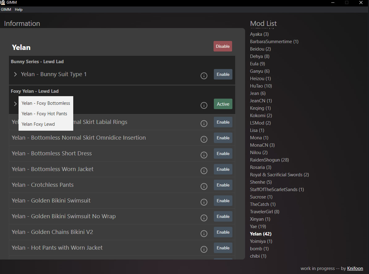 GIMM (Genshin Impact Mod Manager) Modding Tool for Genshin Impact | GI Modding Tools