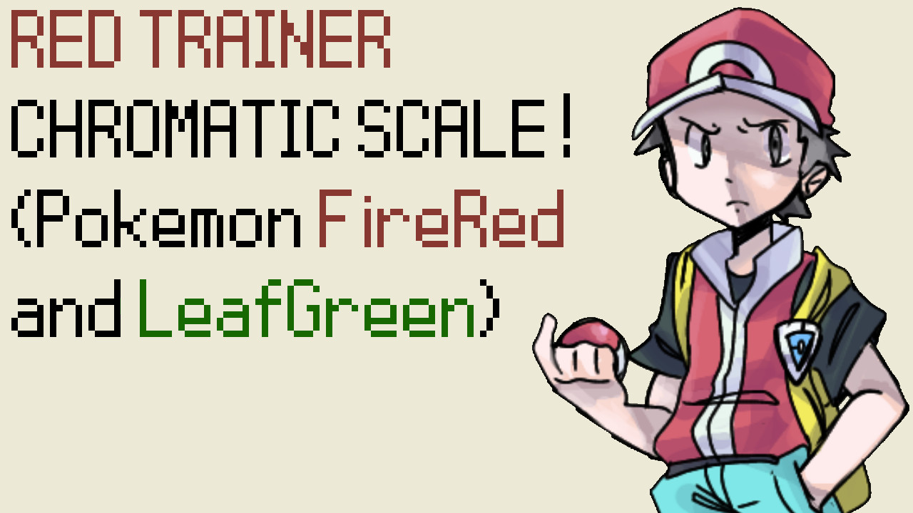 Red Trainer Chromatic Scale (FireredLeafgreen) Modding Tool for Friday ...