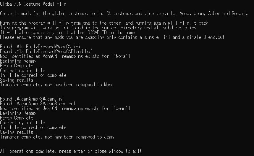 Global CN Outfit Mod Swapper Modding Tool for Genshin Impact | GI Modding Tools