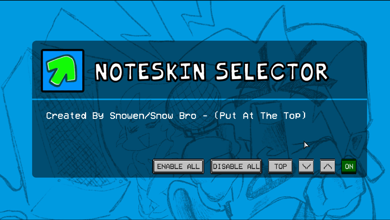 Noteskin Selector Modding Tool for Friday Night Funkin' | FNF Modding Tools