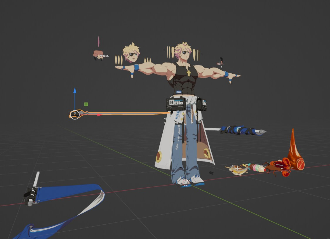 Blender Texture Setups [GUILTY GEAR -STRIVE-] [Modding Tools]