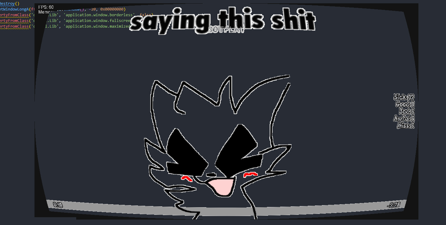 [PE 0.6] Transparent Window Script Modding Tool for Friday Night Funkin' | FNF Modding Tools