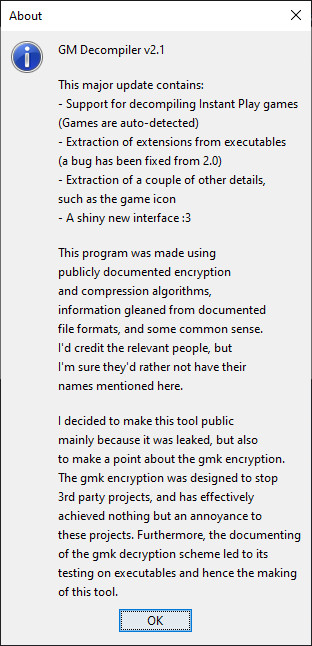 GM Decompiler v2.1 (For GM5.3A-7.0 Games) Modding Tool for Sexy Hiking | SH Modding Tools