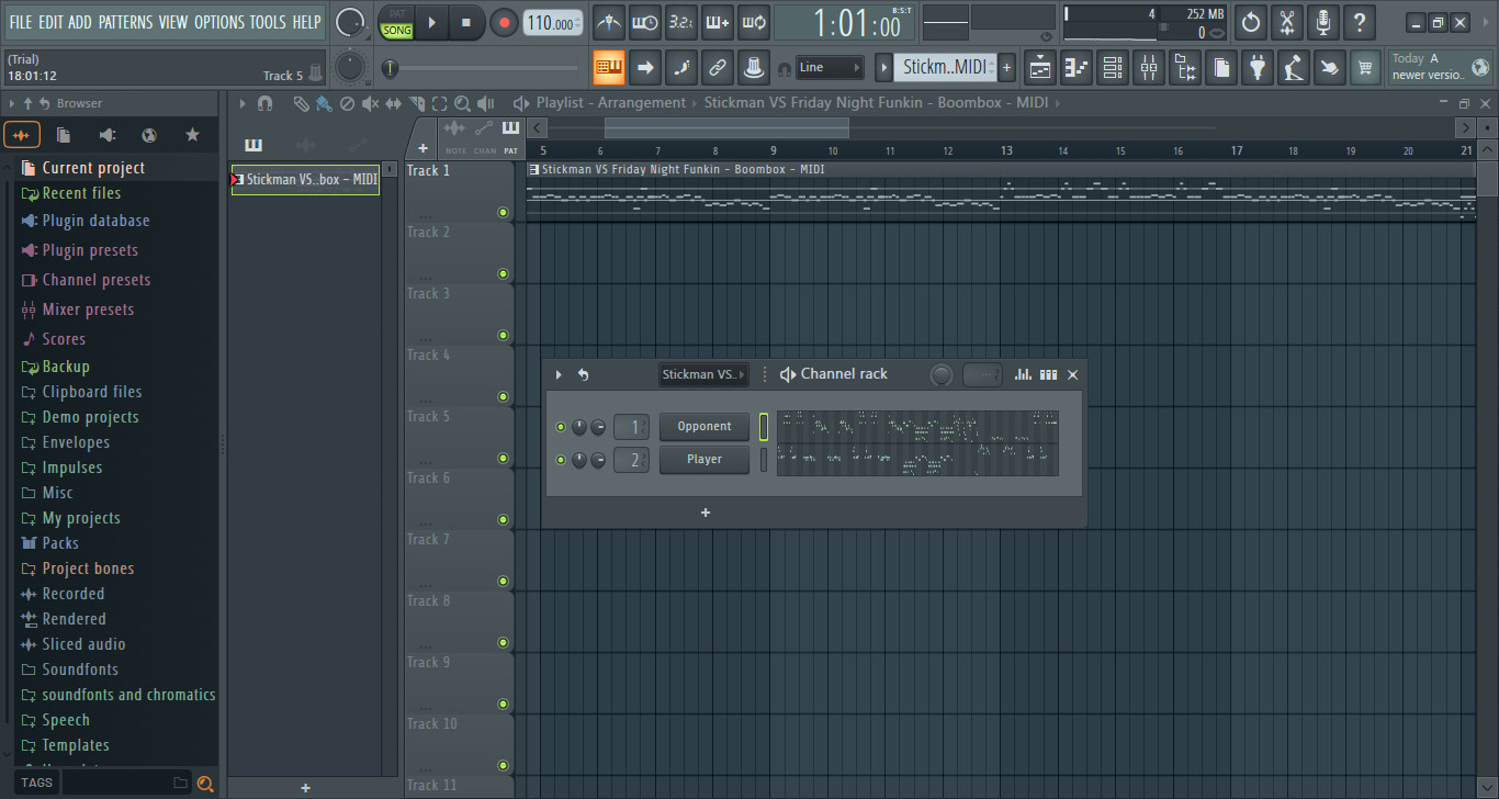 Stickman VS Friday Night Funkin - Boombox - MIDI Modding Tool for ...