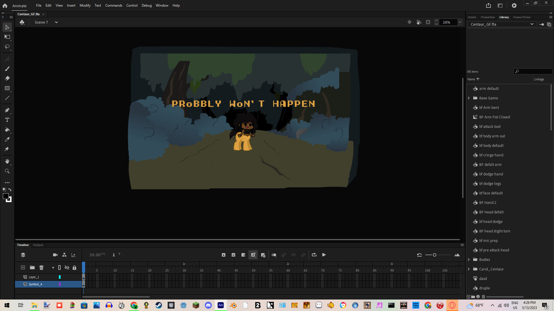 Centaur Girlfriend Frame picker Modding Tool for Friday Night Funkin' | FNF Modding Tools