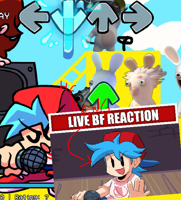 Live Bf Reaction (PE) Modding Tool for Friday Night Funkin' | FNF ...
