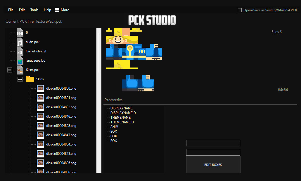 PCK Studio 7.0 Beta Modding Tool for Minecraft Wii U Edition | MC:WUE ...