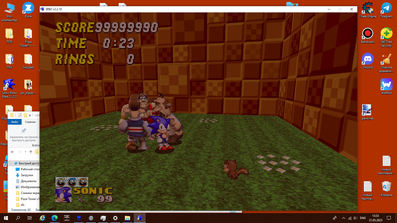 NFH playable + pizza tower Modding Tool for Sonic Robo Blast 2 | SRB2 ...