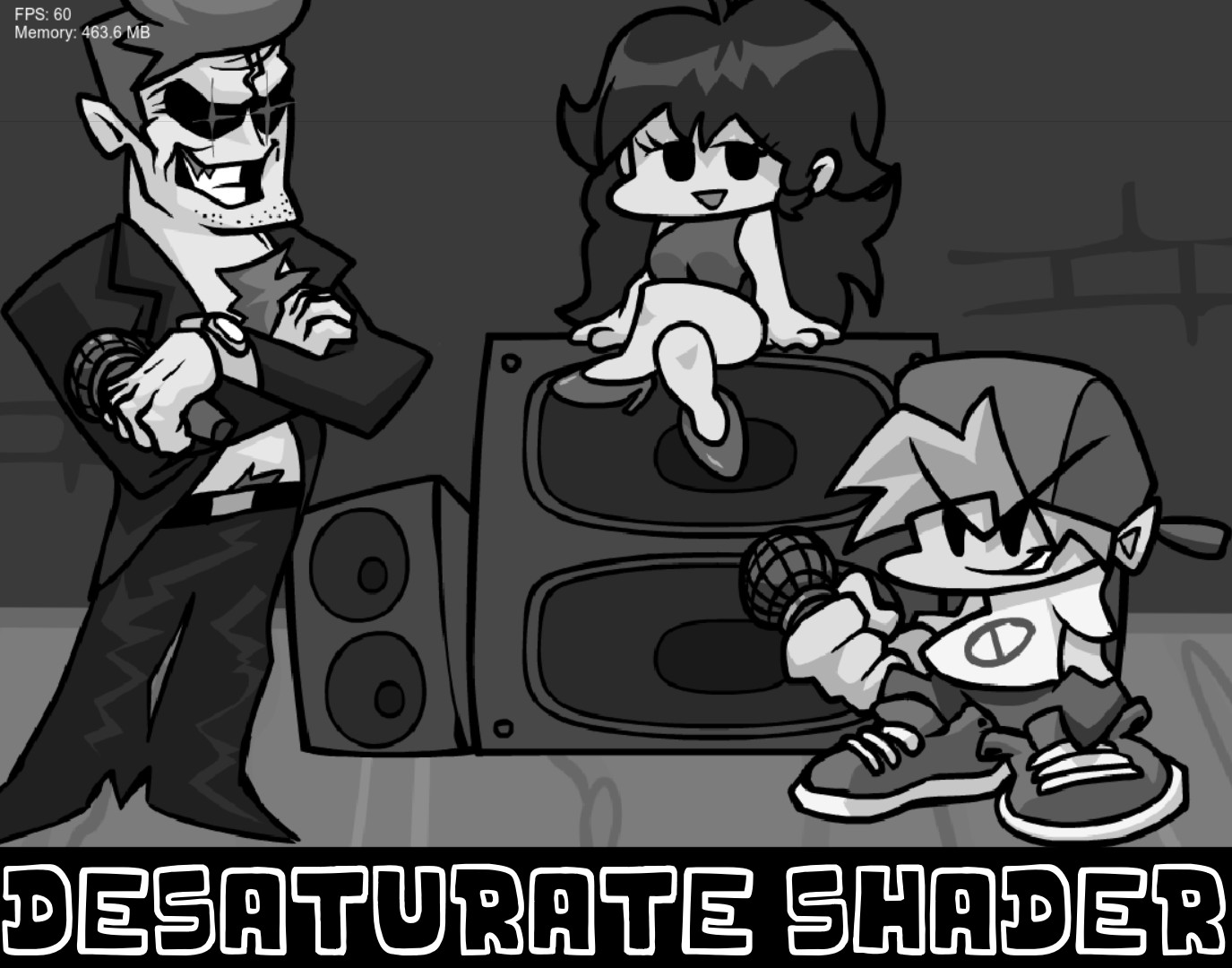 Desaturate Shader Modding Tool for Friday Night Funkin' | FNF Modding Tools