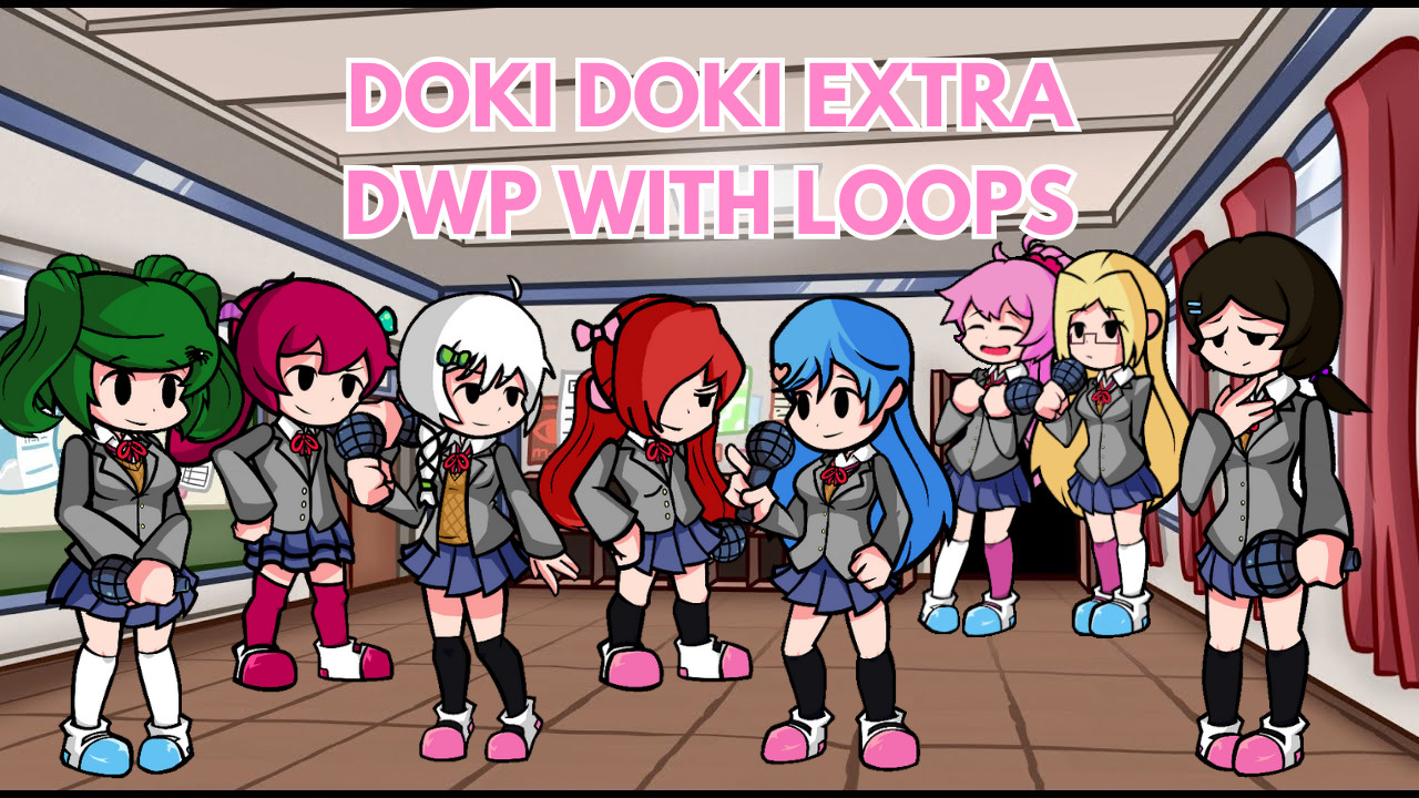 Doki Doki Extra DWP WITH LOOPS Modding Tool for Friday Night Funkin' | FNF Modding Tools