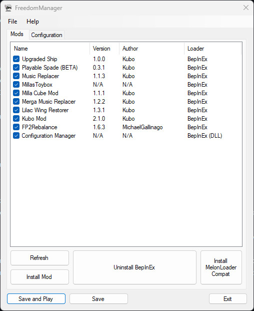 FP2 Mod Manager Modding Tool for Freedom Planet 2 | FP2 Modding Tools