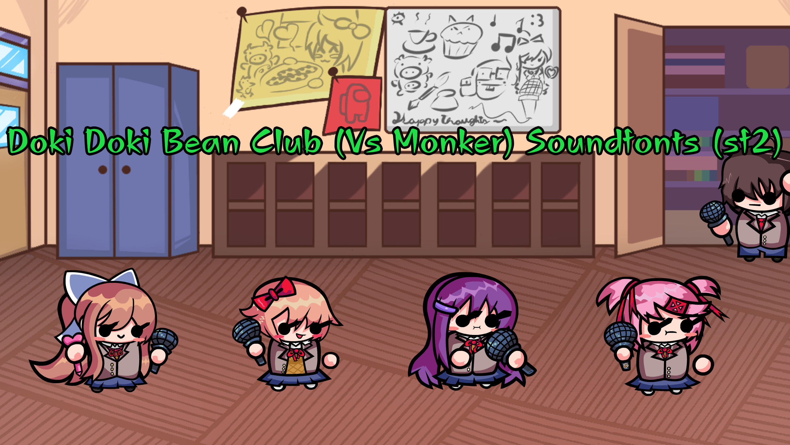 Doki Doki Bean Club (Vs Monker) Soundfonts (sf2) Modding Tool for ...
