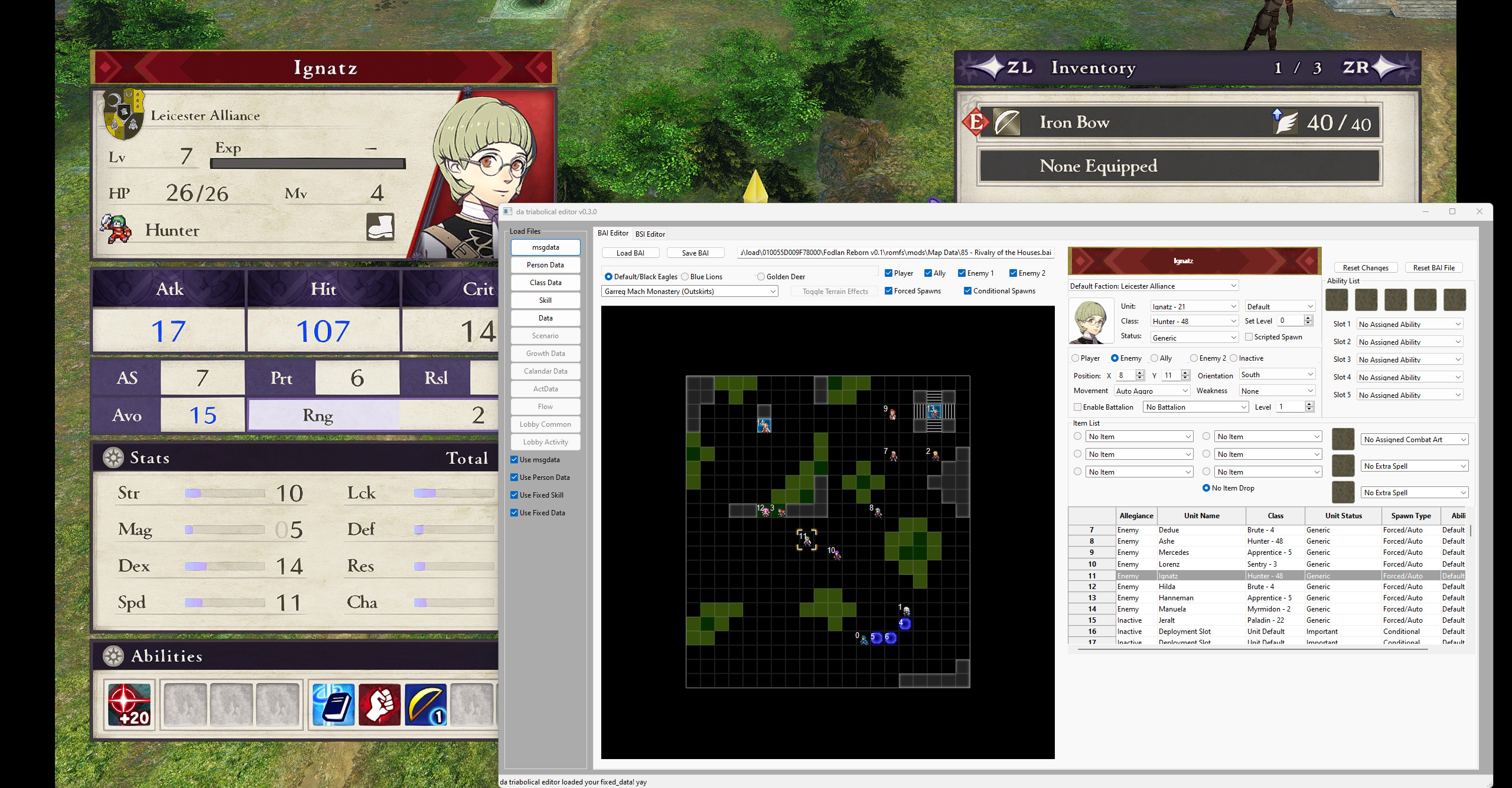 Triabolical Editor: Map/Text/Data Editor/Patcher Modding Tool for Fire ...