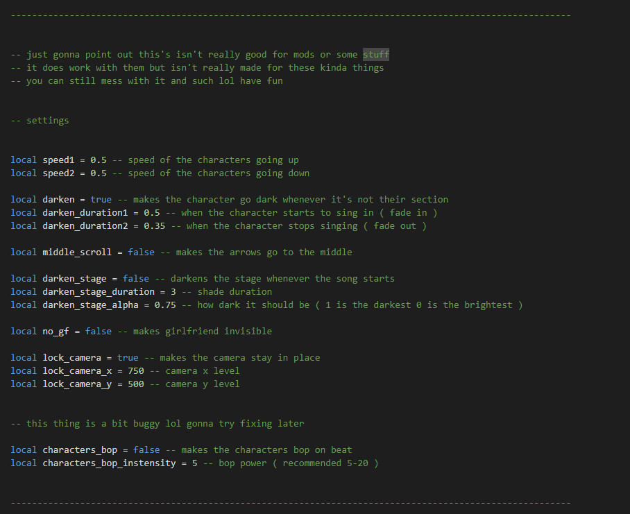Side / Bottom Characters Script Modding Tool for Friday Night Funkin' | FNF Modding Tools