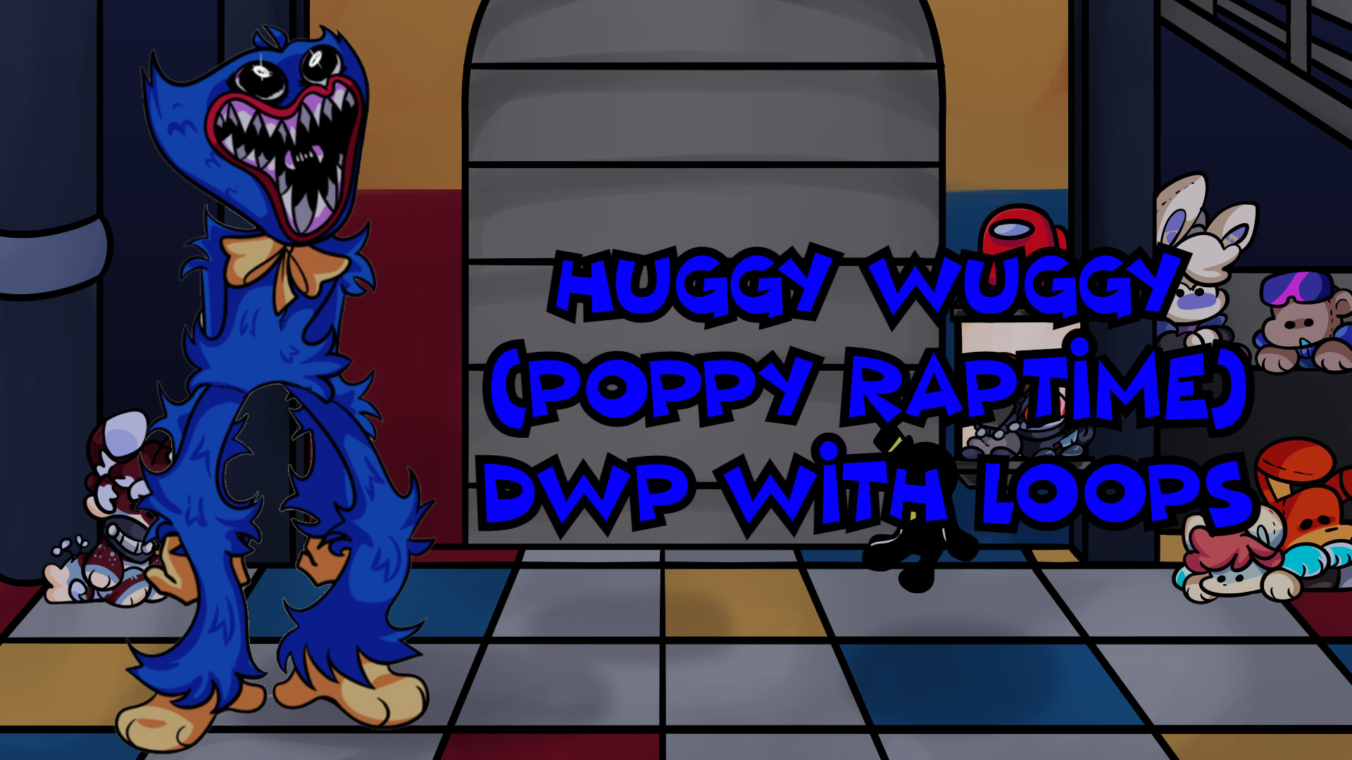 Huggy Wuggy (Poppy Raptime) DWP With Loops Modding Tool for Friday ...