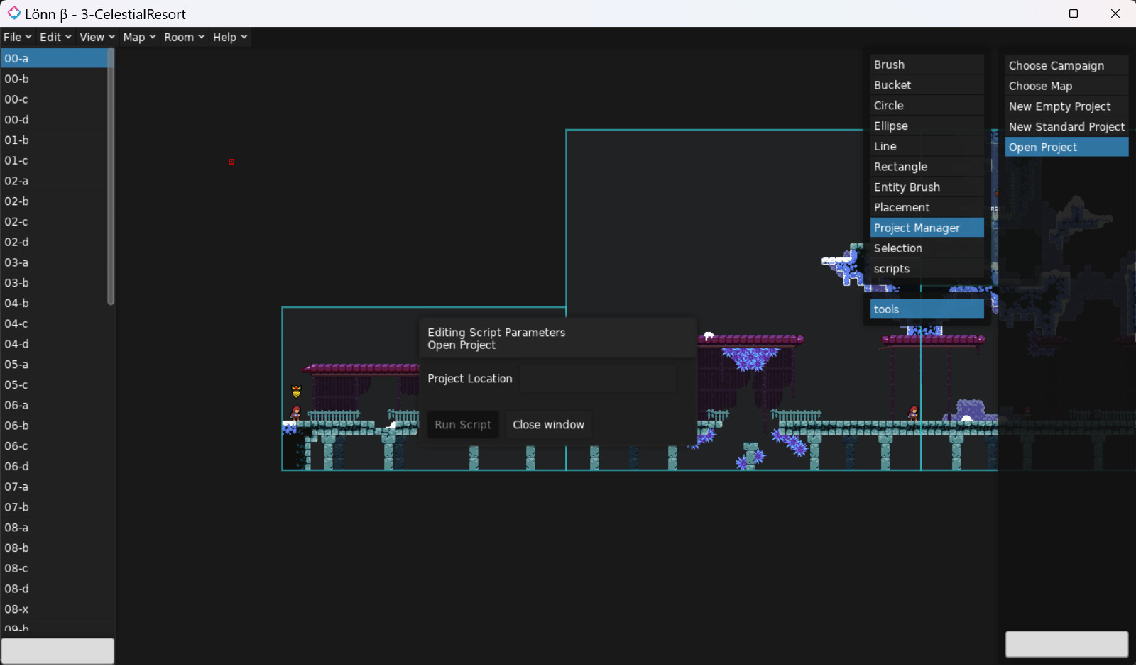 Lönn Project Manager Modding Tool for Celeste | Celeste Modding Tools