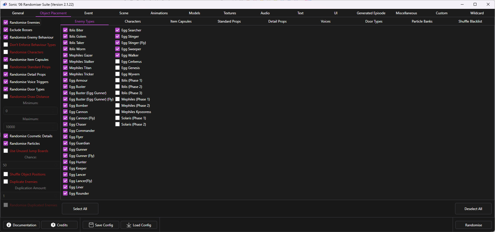 Sonic '06 Randomiser Suite Modding Tool for Sonic the Hedgehog (2006) | Sonic '06 Modding Tools